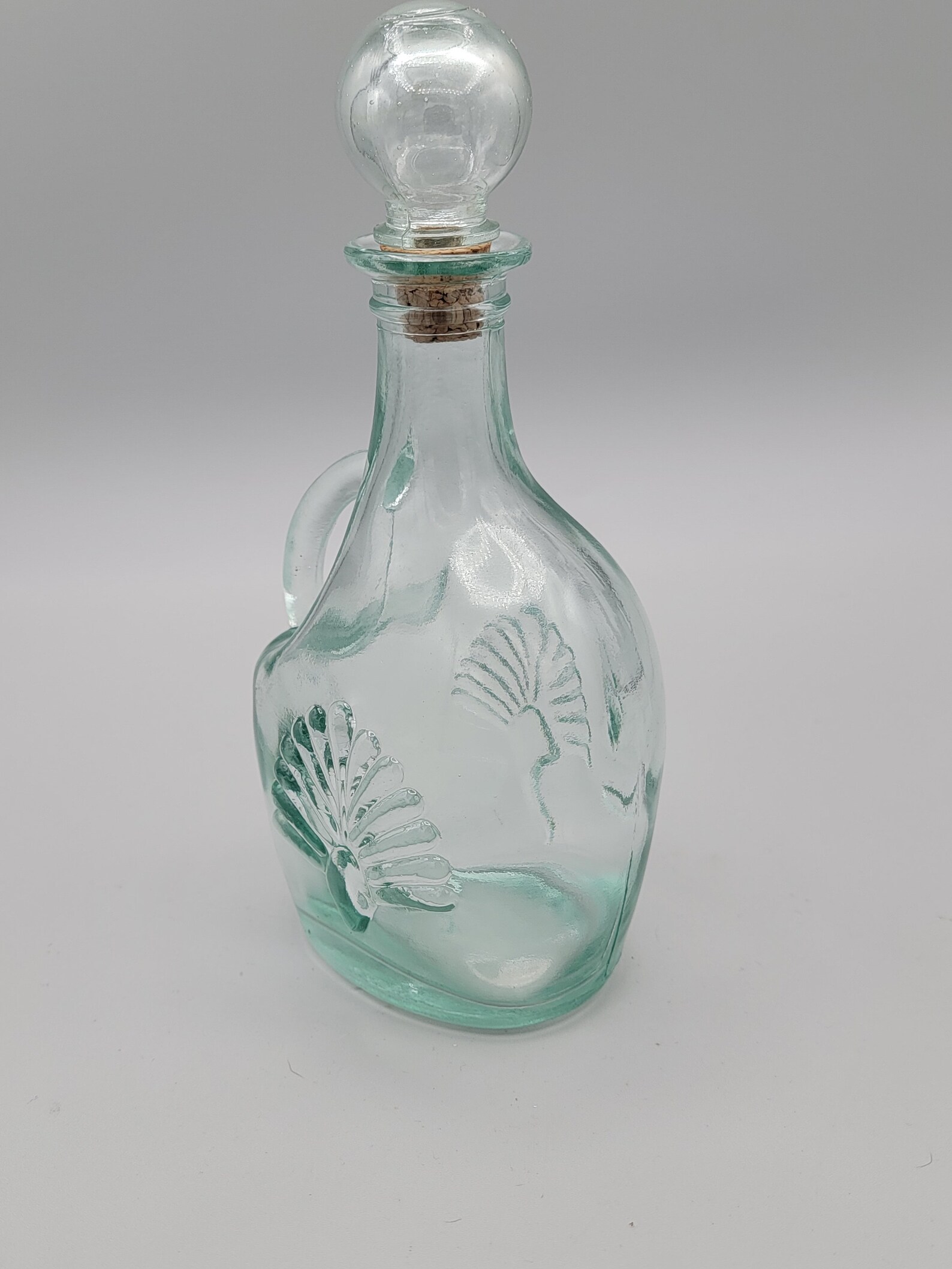 Aqua Glass Maple Syrup Bottle | Collectible Cruet | Soap Pitcher - Etsy