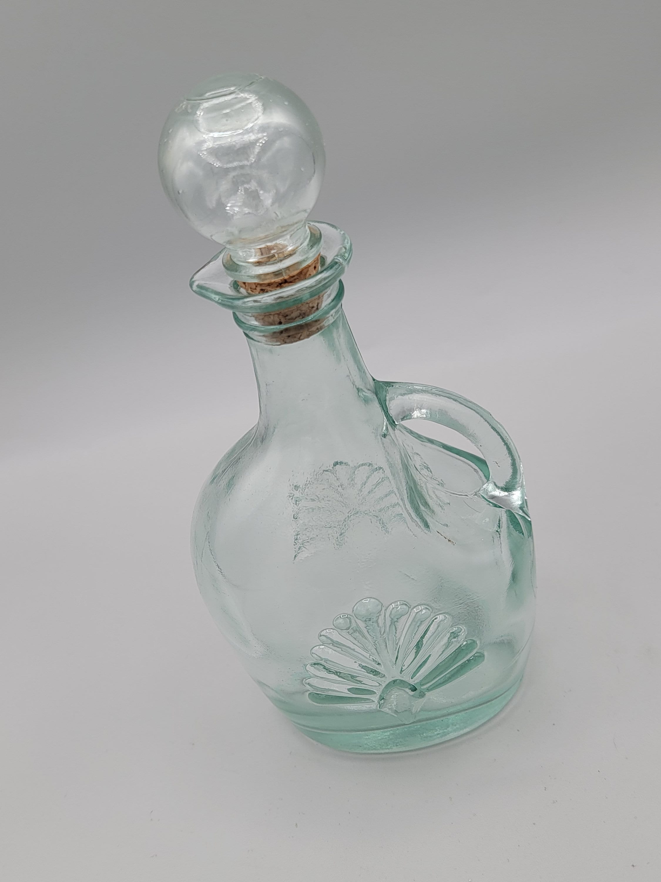 Aqua Glass Maple Syrup Bottle | Collectible Cruet | Soap Pitcher - Etsy