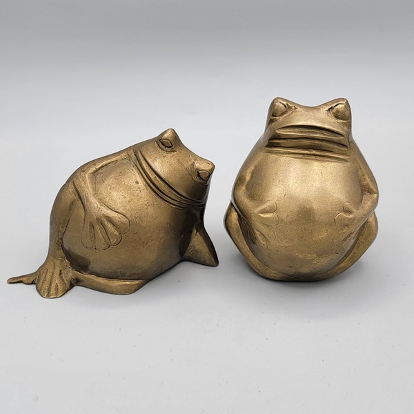 Brass Frog - Etsy