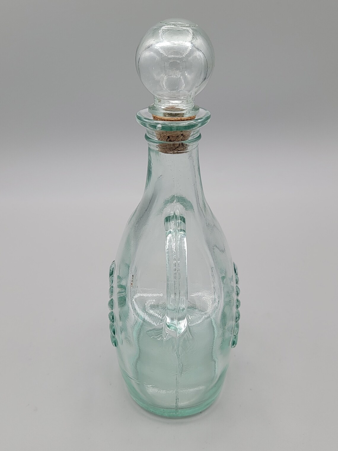Aqua Glass Maple Syrup Bottle | Collectible Cruet | Soap Pitcher - Etsy