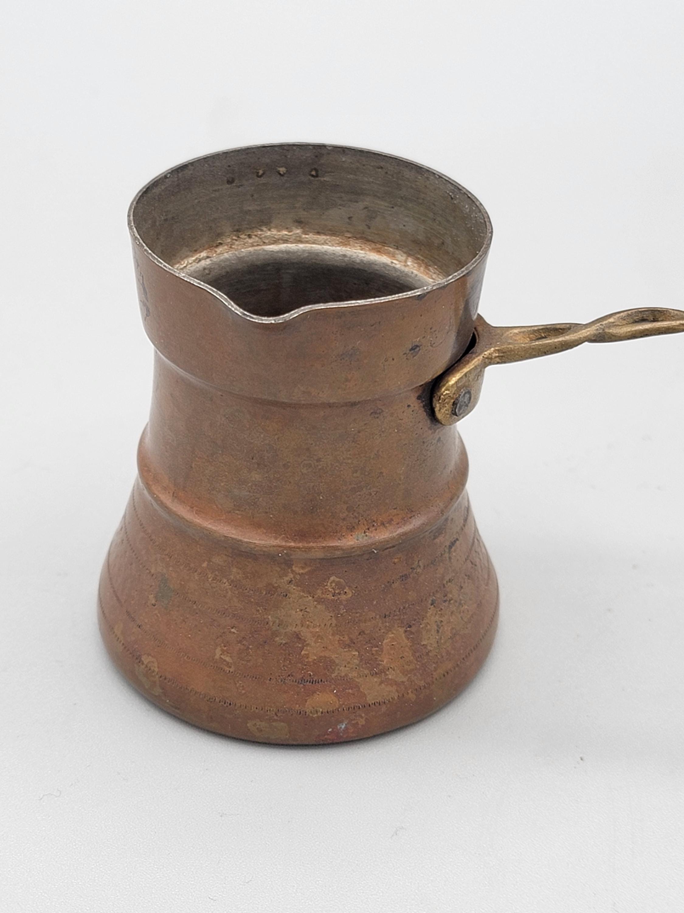 Vintage Turkish Coffee Maker Ibrik/cezve Copper Coffee Pot Copper ...