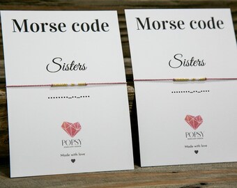 Sister Morse Code - Etsy UK