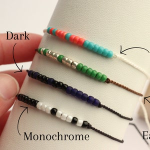 DIY Morse Code Bracelet Kit: Beading Tutorial With Silk Cord (PDF ...