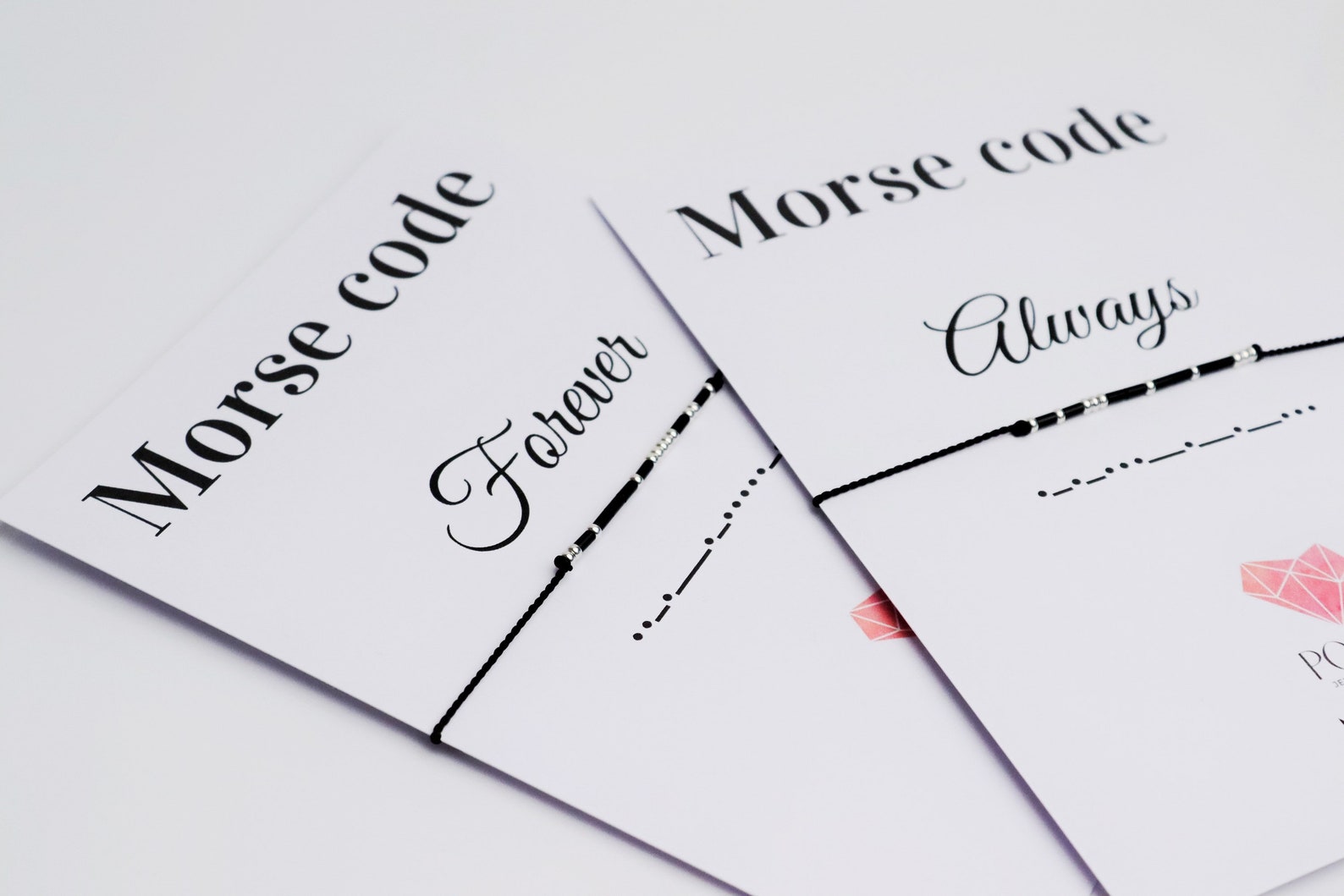 Forever and Always Morse Code Bracelets Couples Matching - Etsy UK