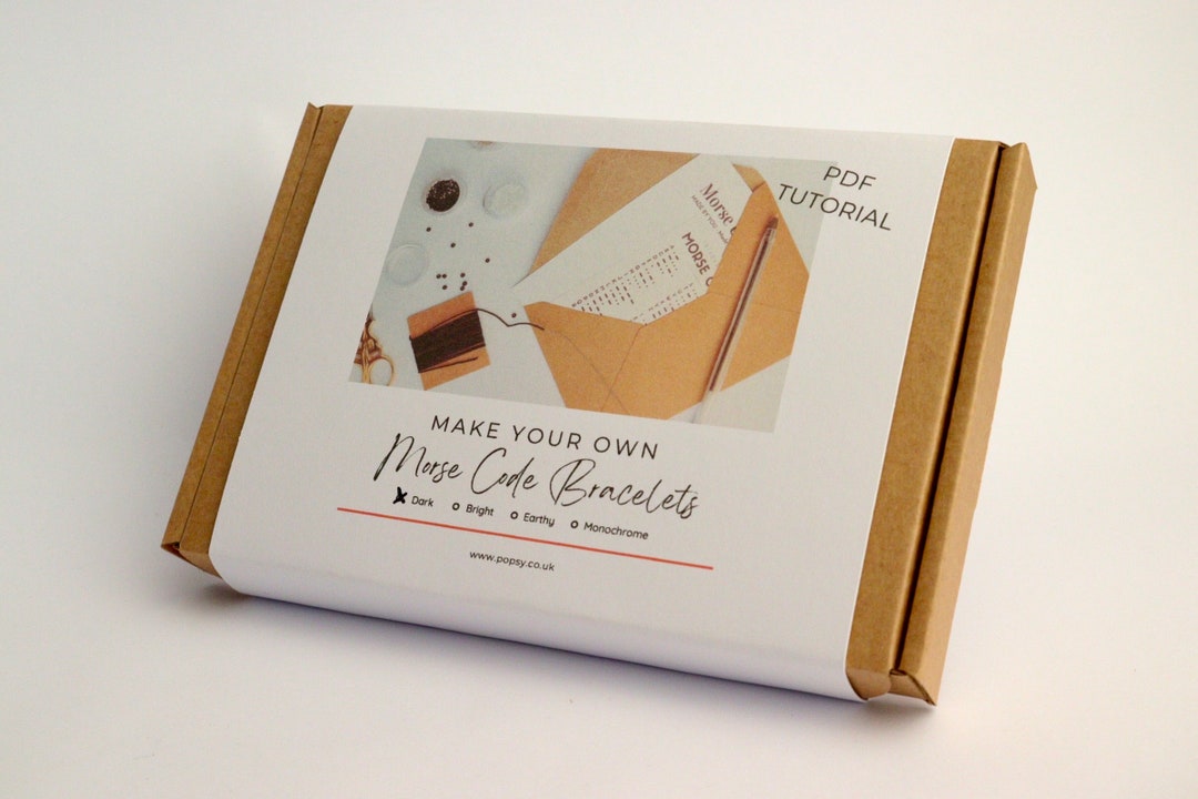 DIY Morse Code Bracelet Kit, Create Your Own Morse Code Bracelets, PDF ...