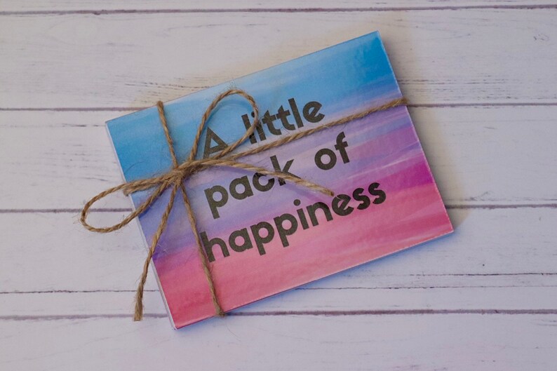 Pack of Happiness Cards Motivational Cards for Her Inspiring | Etsy