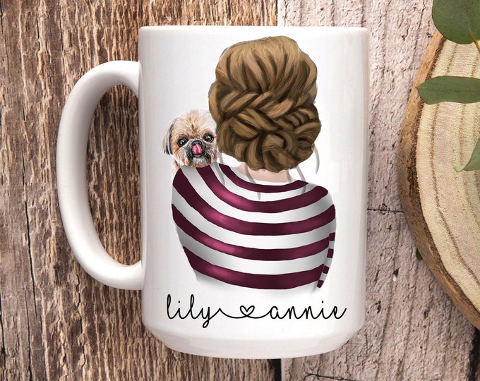 Personalized Shih Tzu Gifts With Shih Tzu Mug Shih Tzu Mom Gift Shih ...