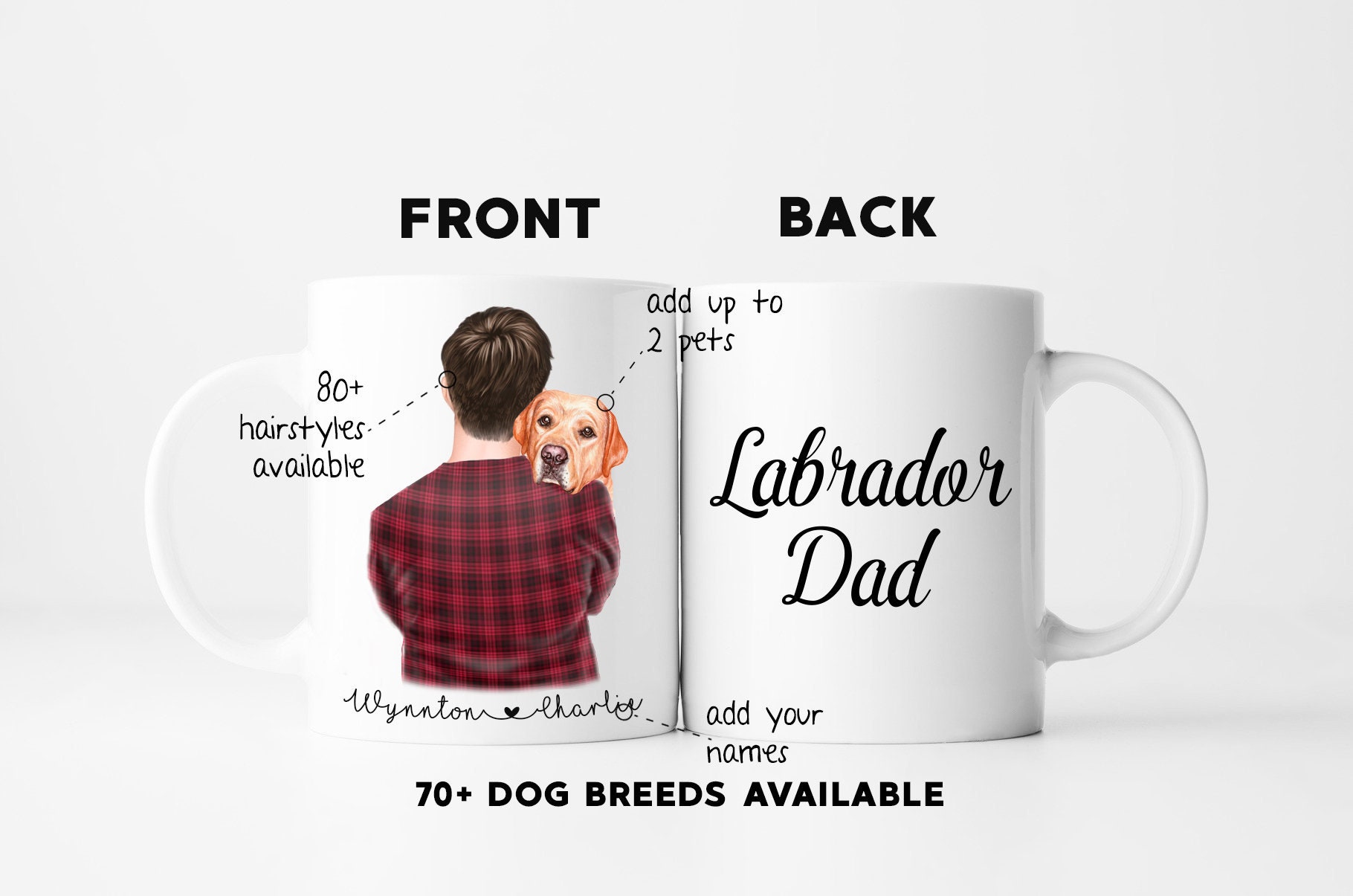 Labrador Retriever Gifts Labrador Dad Gift Dog Dad Mug - Etsy