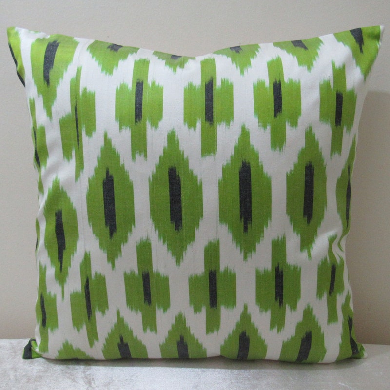 Silk Ikat Pillow - Etsy