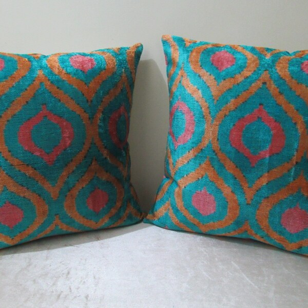 Ikat Cushion - Etsy