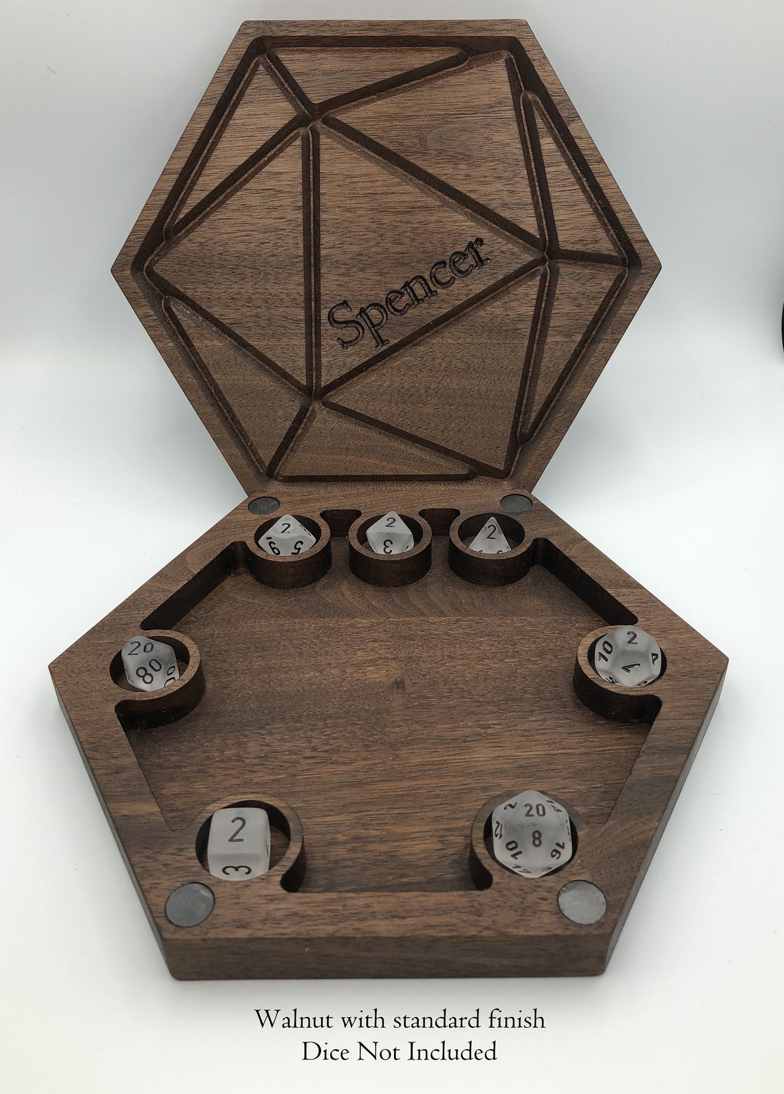 Gaming Dice Box and Rolling Tray | Etsy UK