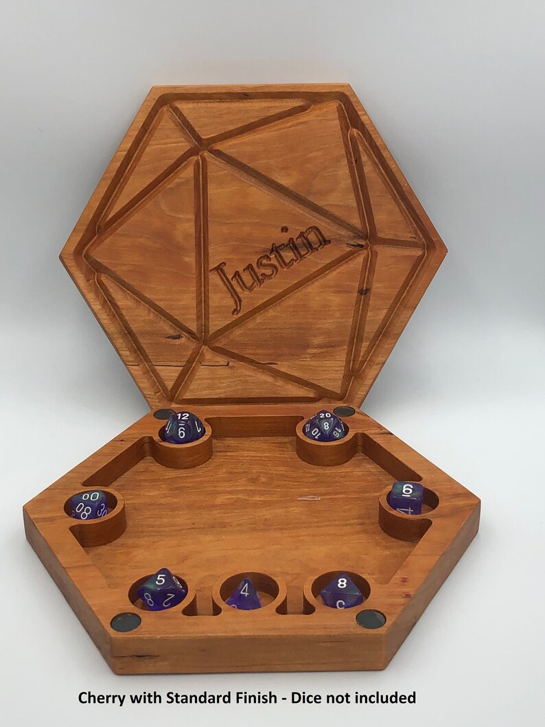 Gaming Dice Box and Rolling Tray - Etsy UK