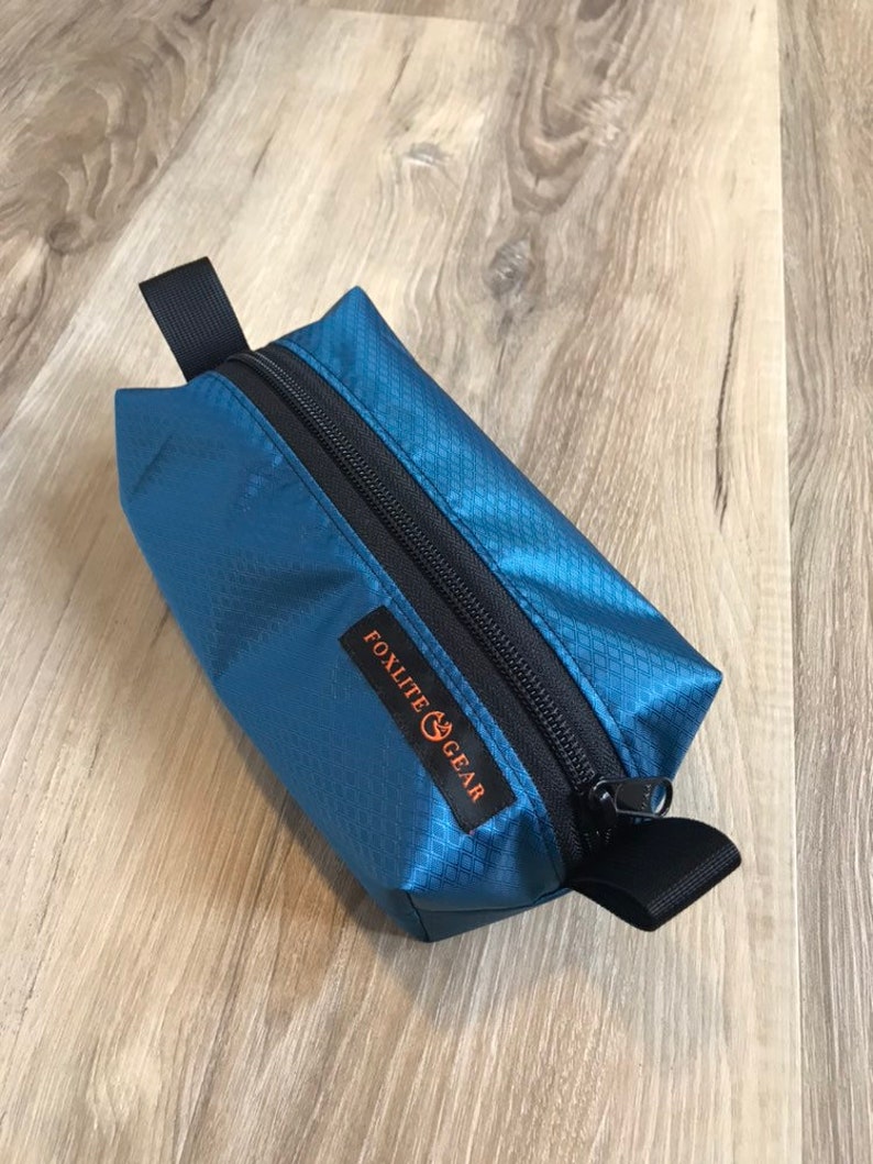 Small 300d Ripstop Nylon Box Pouch Blue | Etsy