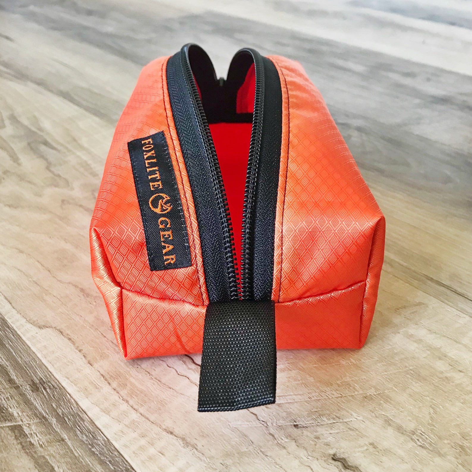 Small 300d Ripstop Nylon Box Pouch Blaze Orange - Etsy