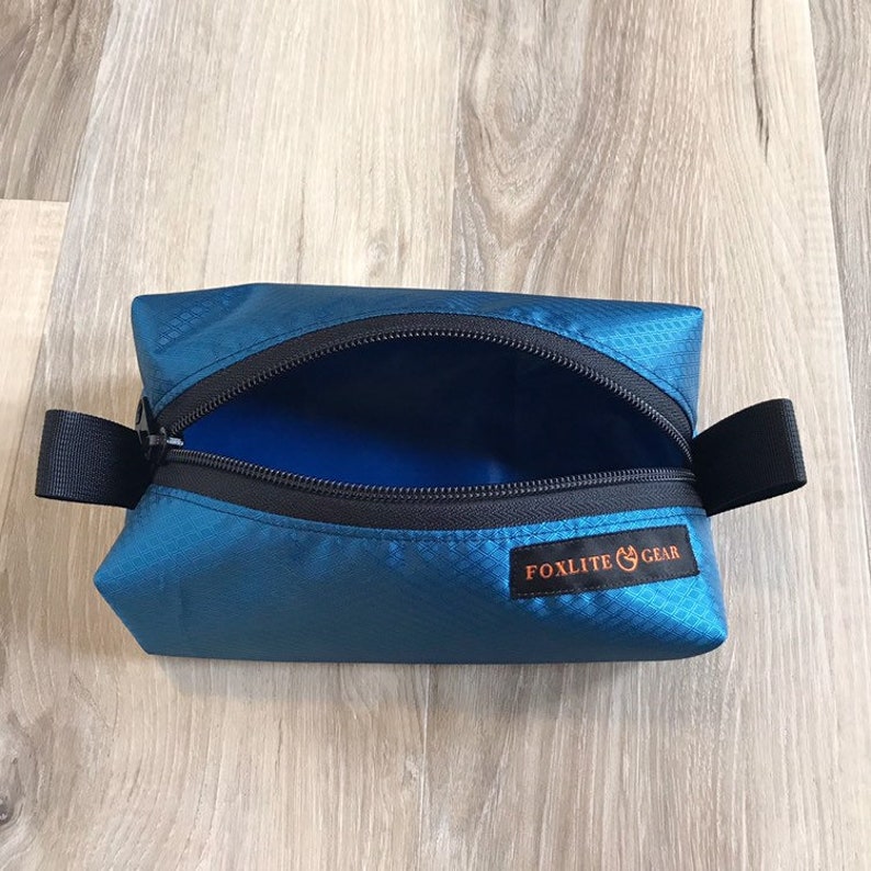 Small 300d Ripstop Nylon Box Pouch Blue | Etsy