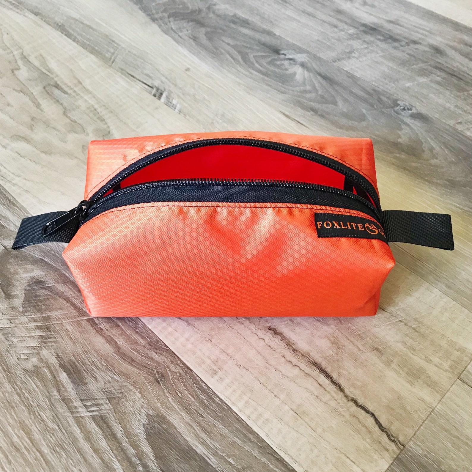 Small 300d Ripstop Nylon Box Pouch Blaze Orange - Etsy