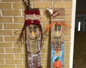 Wood scarecrow | Etsy