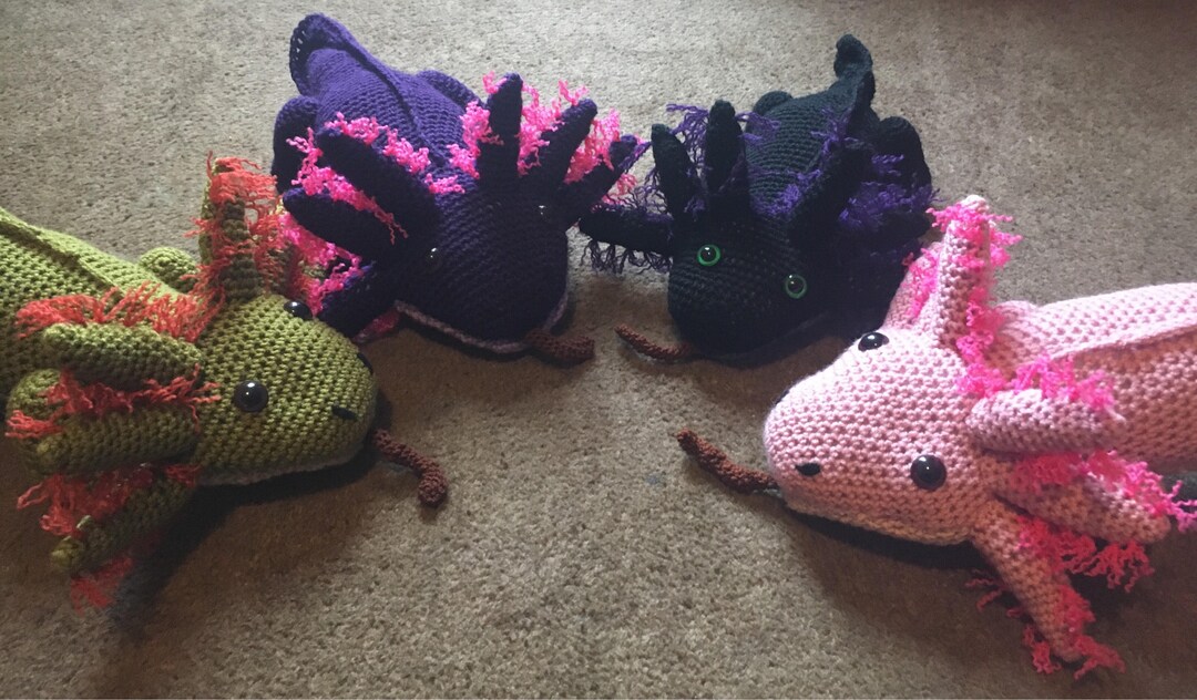 Hand Made Axolotl Plush - Etsy