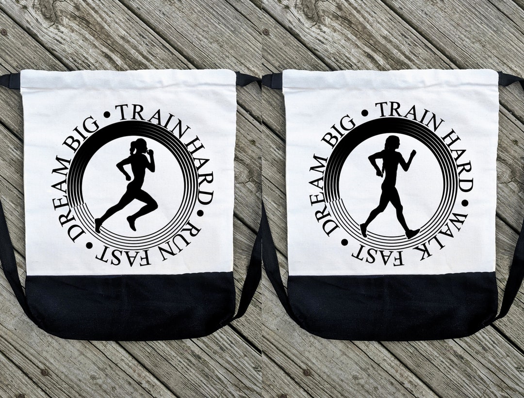 Dream Big Train Hard Track Bag Race Walking Bag Running Bag Track ...