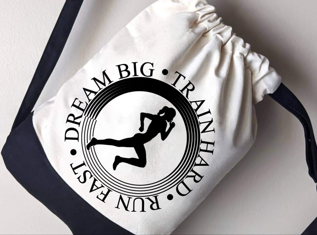 Dream Big Train Hard Track Bag Race Walking Bag Running Bag Track ...