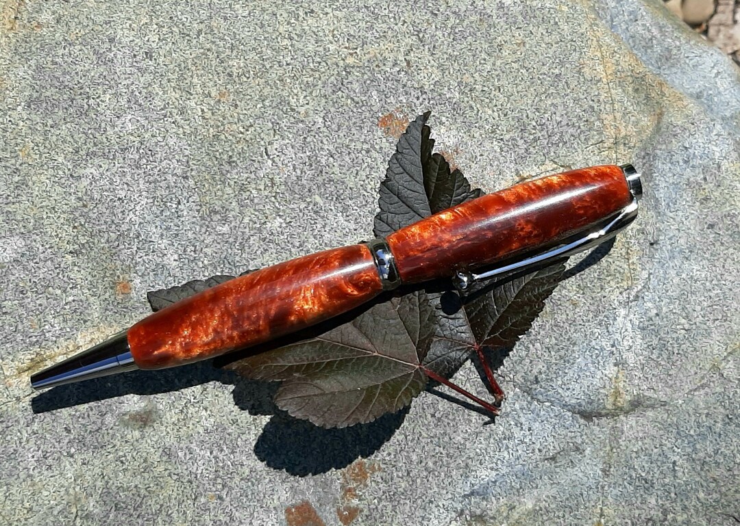 Hand Turned Handmade Acrylic Gift Pen - Etsy