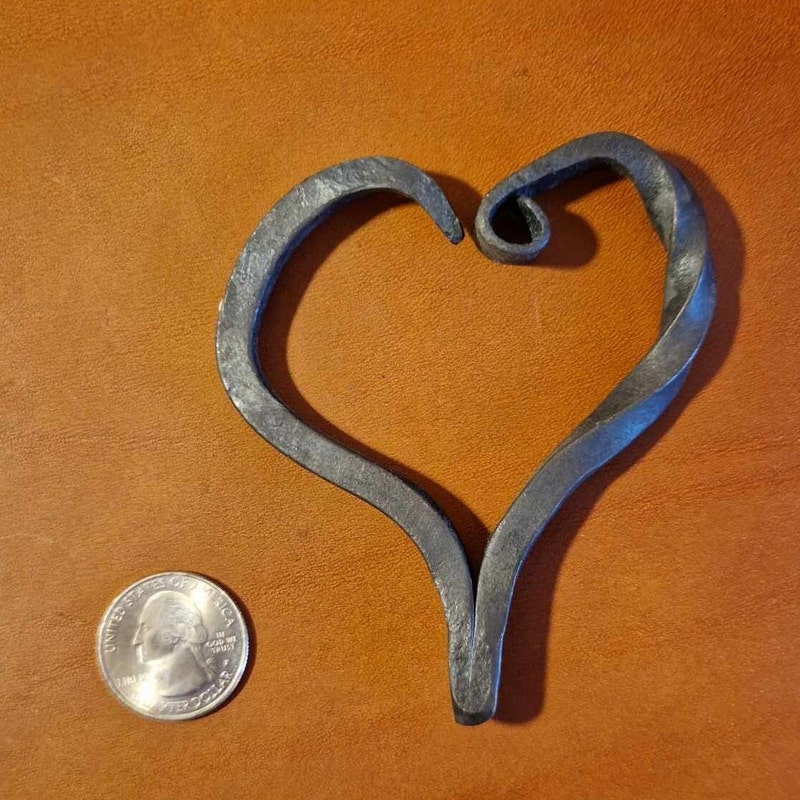 Forged Heart - Etsy