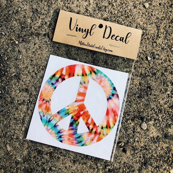 Peace Sign Decal - Etsy