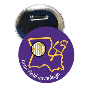 Kappa Alpha Theta LSU Homefield Advantage Gameday Button - Etsy