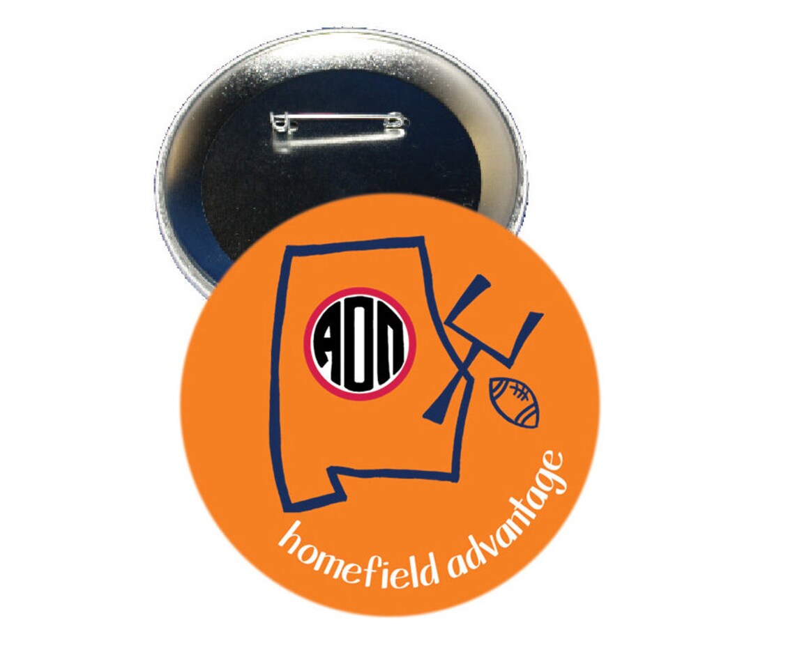 Alpha Omicron Pi Auburn Homefield Advantage Gameday Button - Etsy