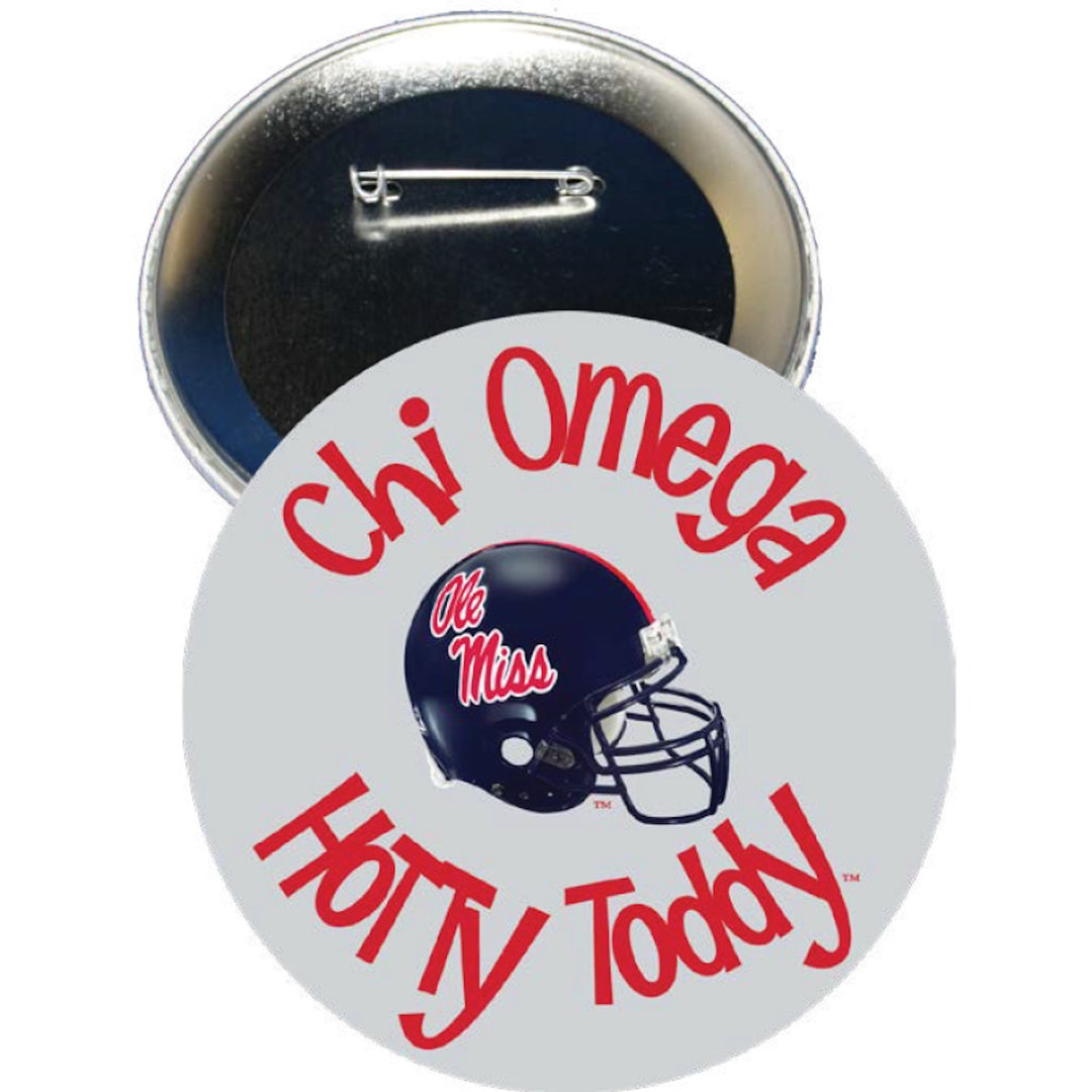 Chi Omega Ole Miss GAME DAY Button #407 - Etsy