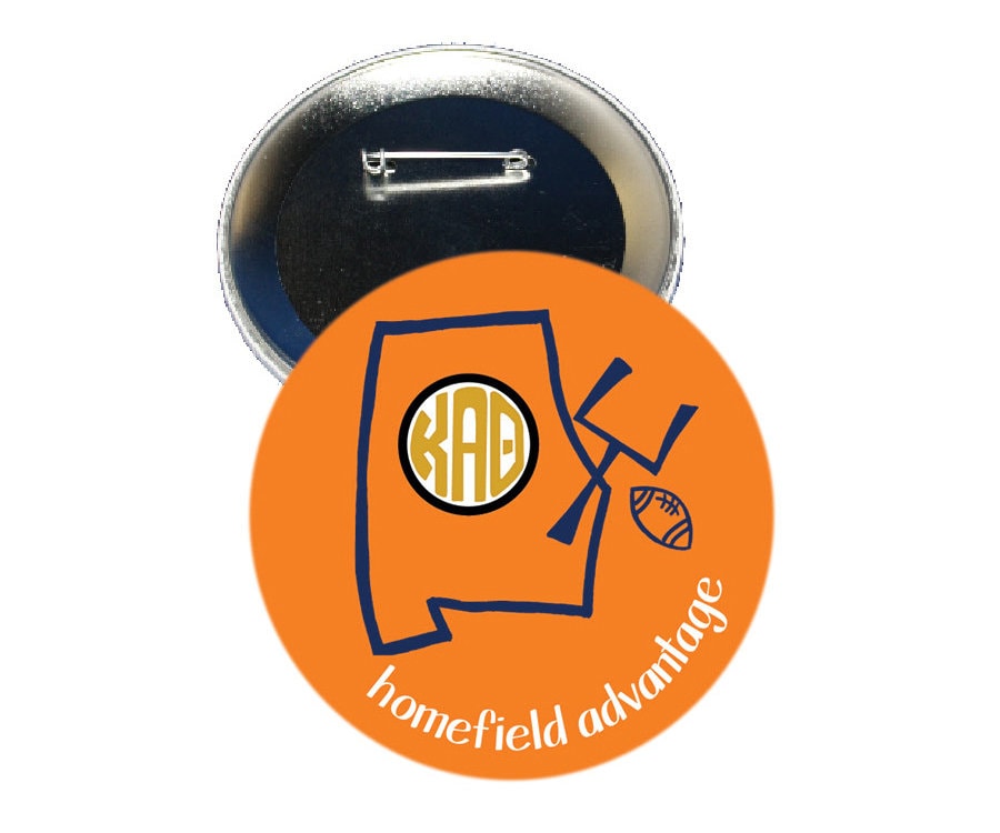 Kappa Alpha Theta Auburn Homefield Advantage Gameday Button - Etsy
