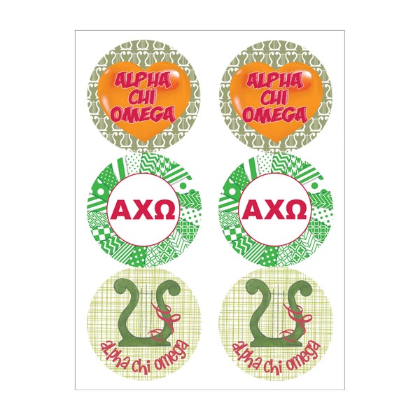 Chi Omega Stickers - Etsy