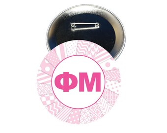Phi Mu Button Set 7 3 Buttons - Etsy