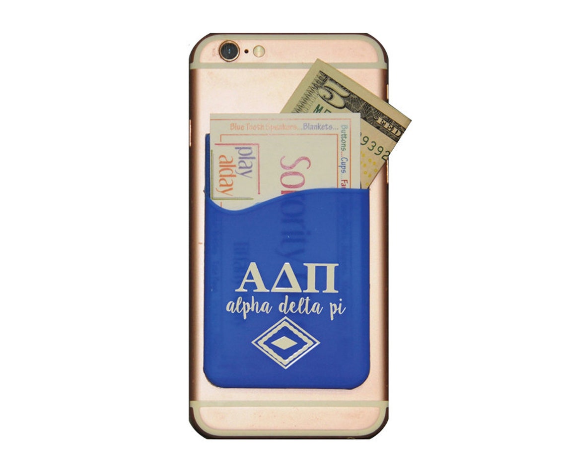 Alpha Delta Pi Cell Phone Pocket - Etsy