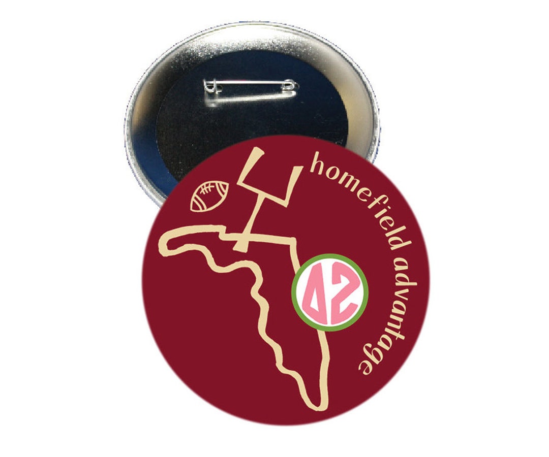 Delta Zeta FSU Homefield Advantage Gameday Button - Etsy