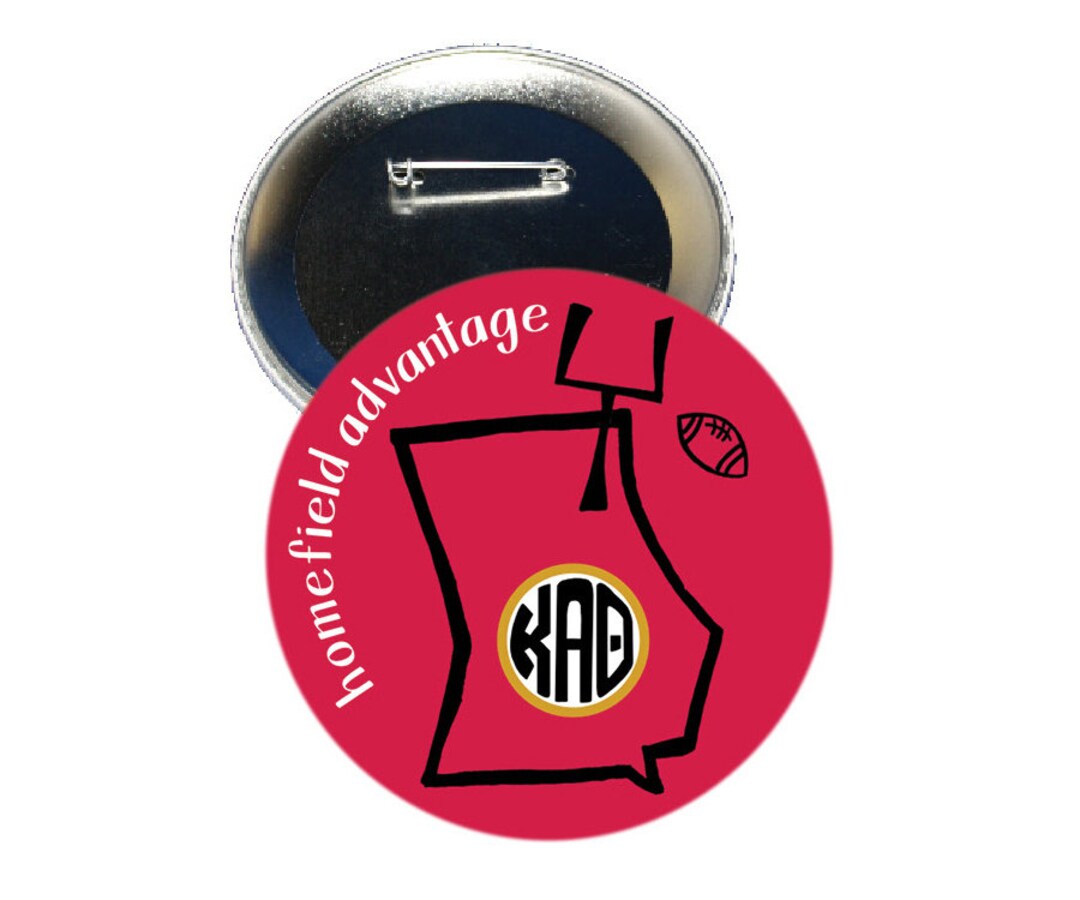 Kappa Alpha Theta Georgia Homefield Advantage Gameday Button - Etsy