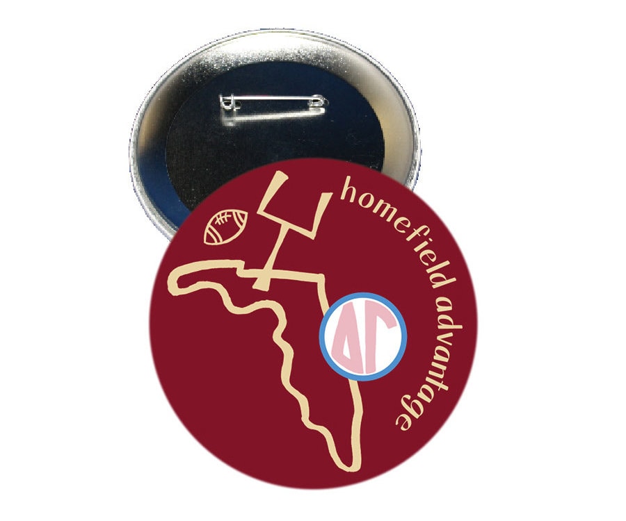 Delta Gamma FSU Homefield Advantage Gameday Button - Etsy