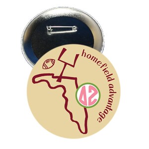 Delta Zeta FSU Homefield Advantage Gameday Button - Etsy