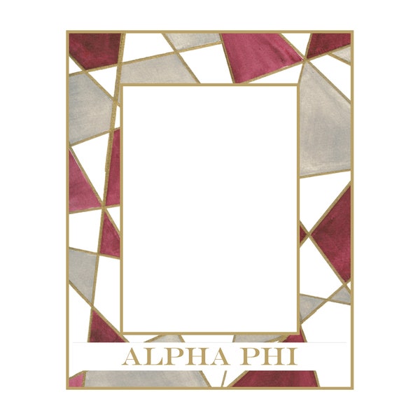 Alpha Phi Alpha Picture Frame - Etsy