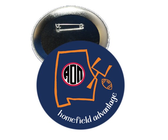 Alpha Omicron Pi Auburn Homefield Advantage Gameday Button - Etsy