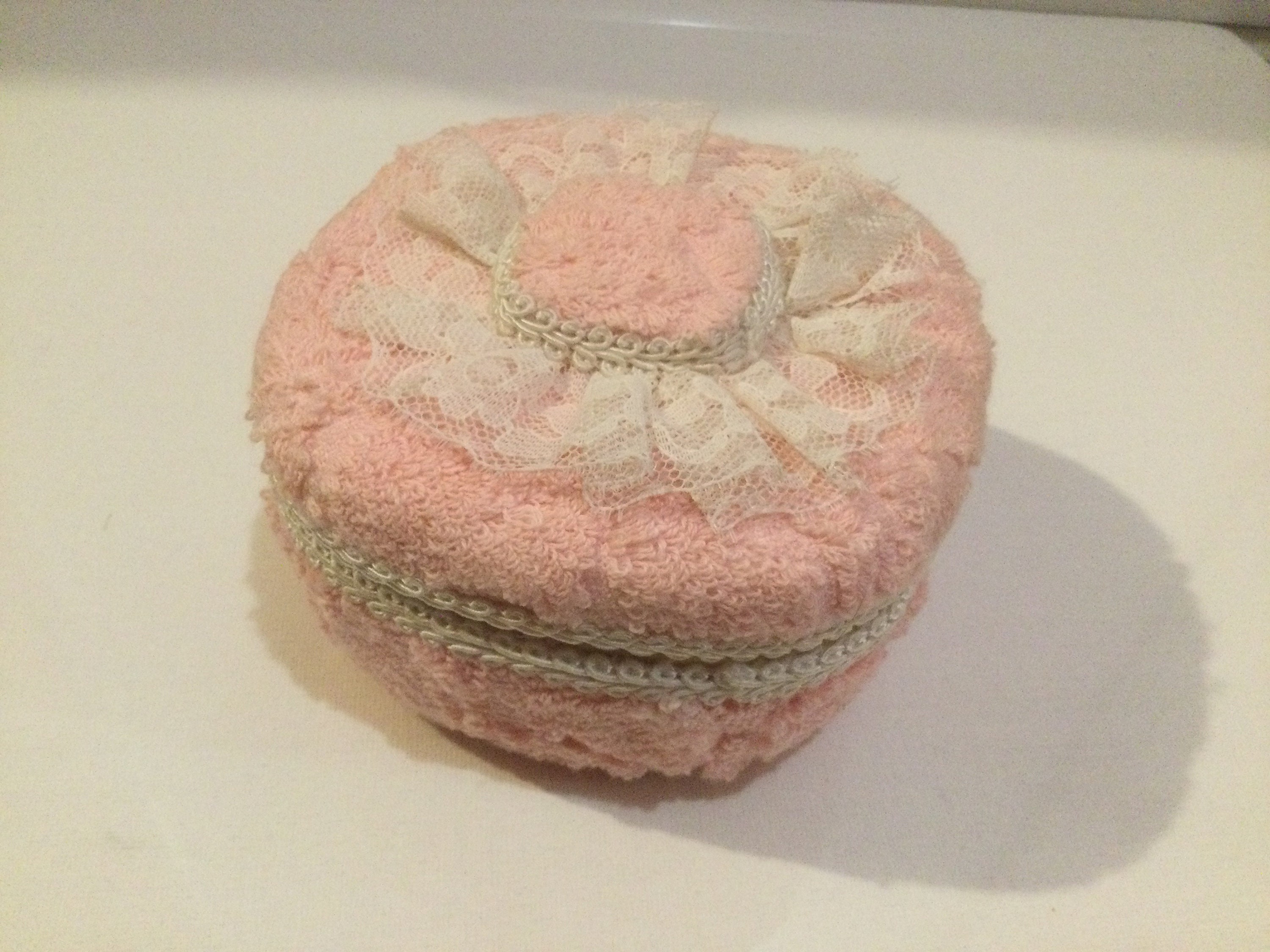 Kitchen & Dining Vintage 1950s 1960s Pinup Shabby Chic Lacy Pink Terry ...