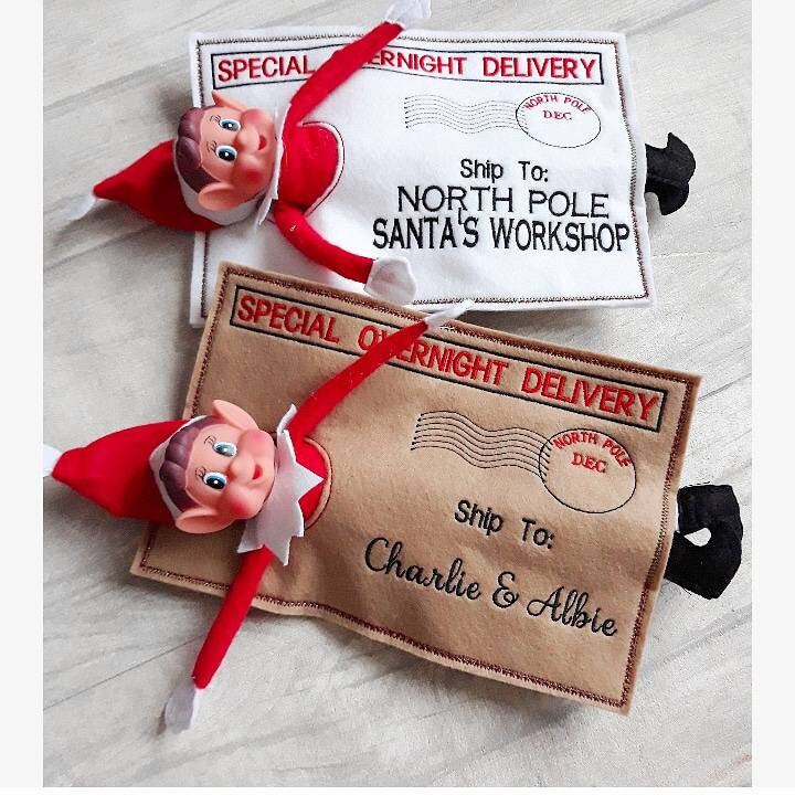 Personalised Elf Envelope Costume. Elf Arrival Ideas. - Etsy