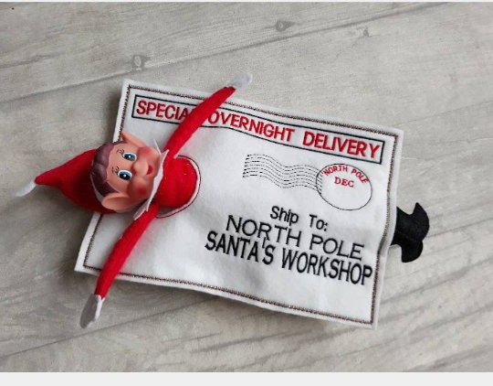Personalised Elf Envelope Costume. Elf Arrival Ideas. - Etsy