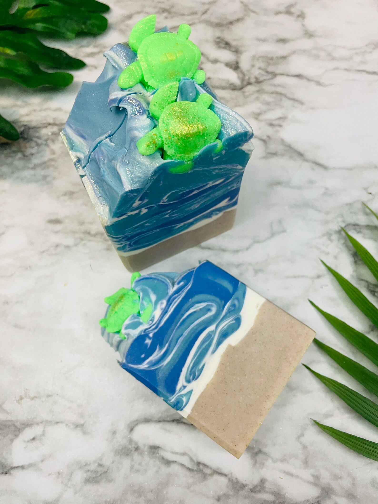 Save the Sea Turtles Handmade Soap Sea Turtle Decor Ocean - Etsy