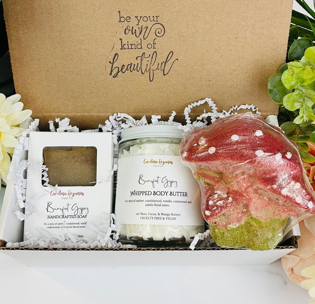 Barefoot Gypsy Gift Set: Cottagecore Gift, Full Size Products ...