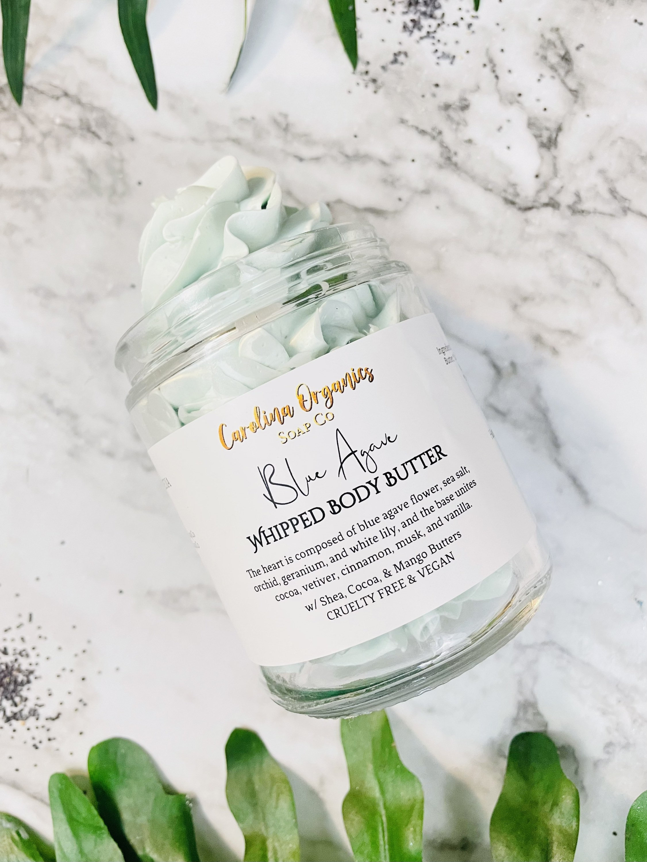 Blue Agave Whipped Body Butter, Organic, Triple Butter Blend - Etsy