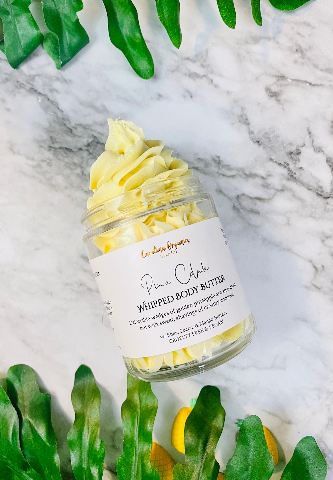 Pina Colada Whipped Body Butter, Triple Butter Blend, Clean Beauty - Etsy