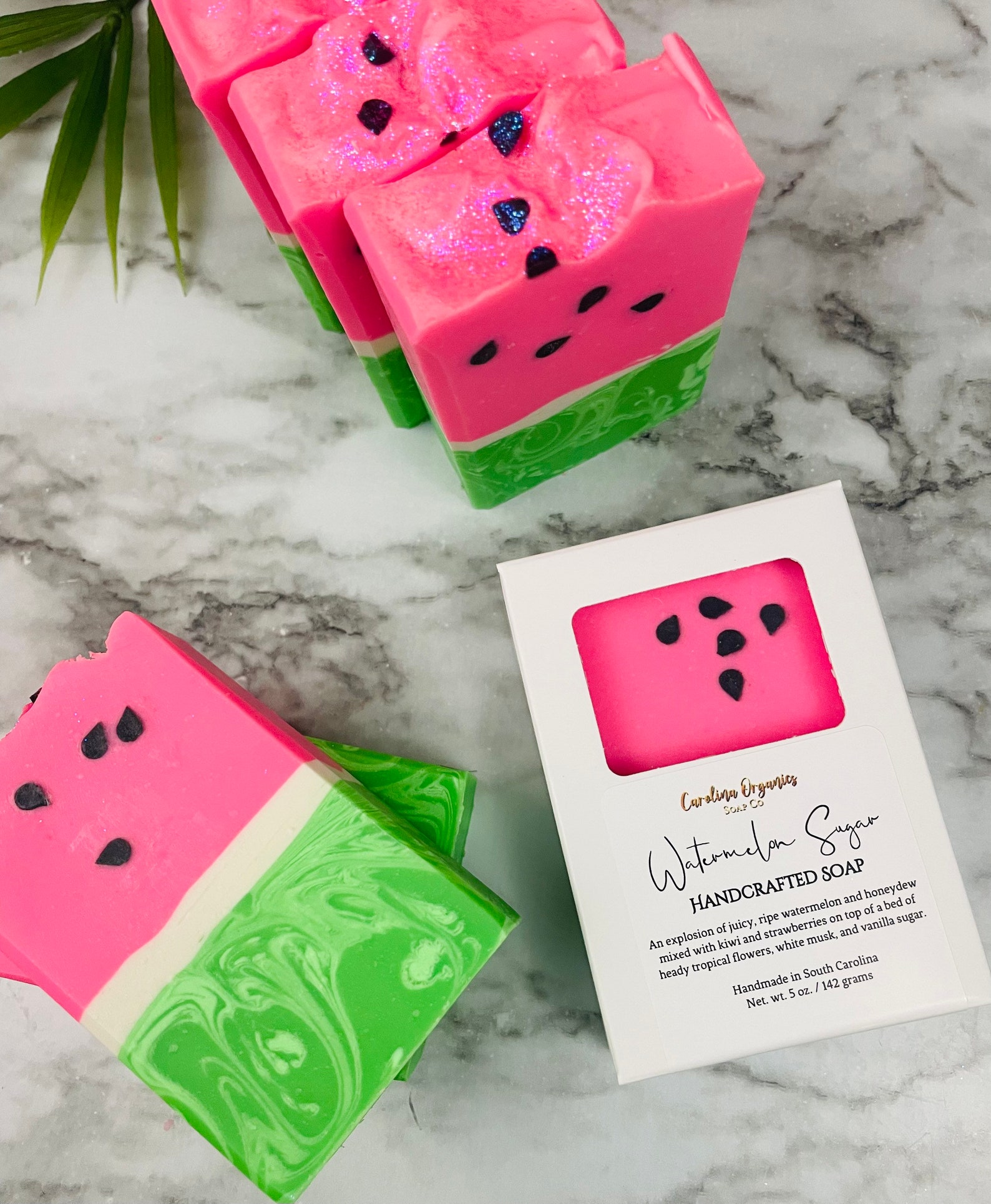 Watermelon Sugar Goat Milk Soap Bar: Handmade, Jolly Rancher Scent - Etsy