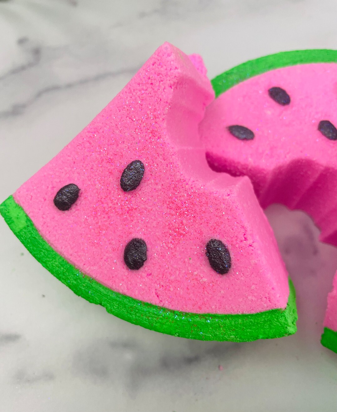 Watermelon Bath Bomb | Summer Birthday Gift | Tropical Decor - Etsy