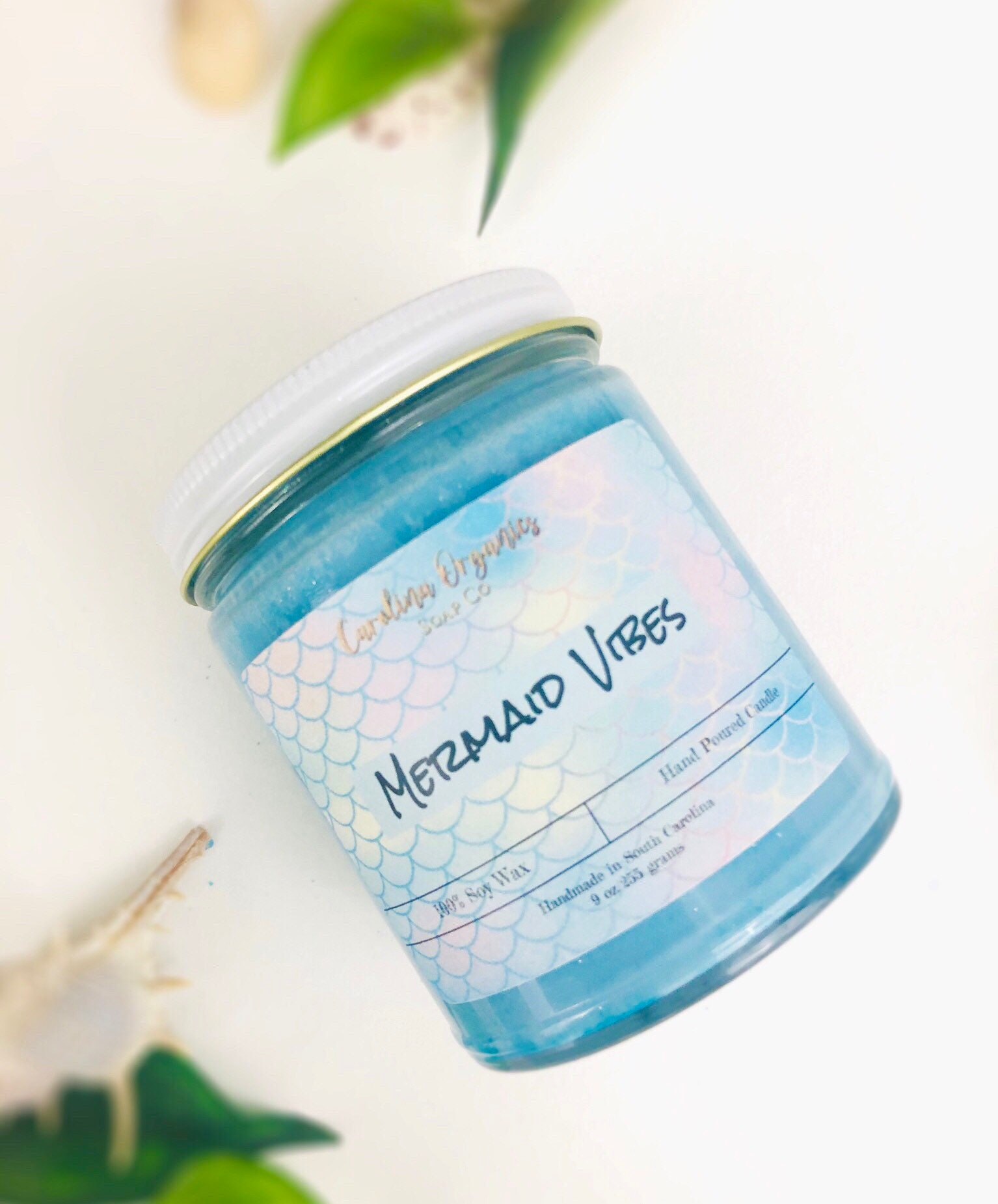 Mermaid Vibes Soy Candle Mermaid Candle Mermaid Decor - Etsy